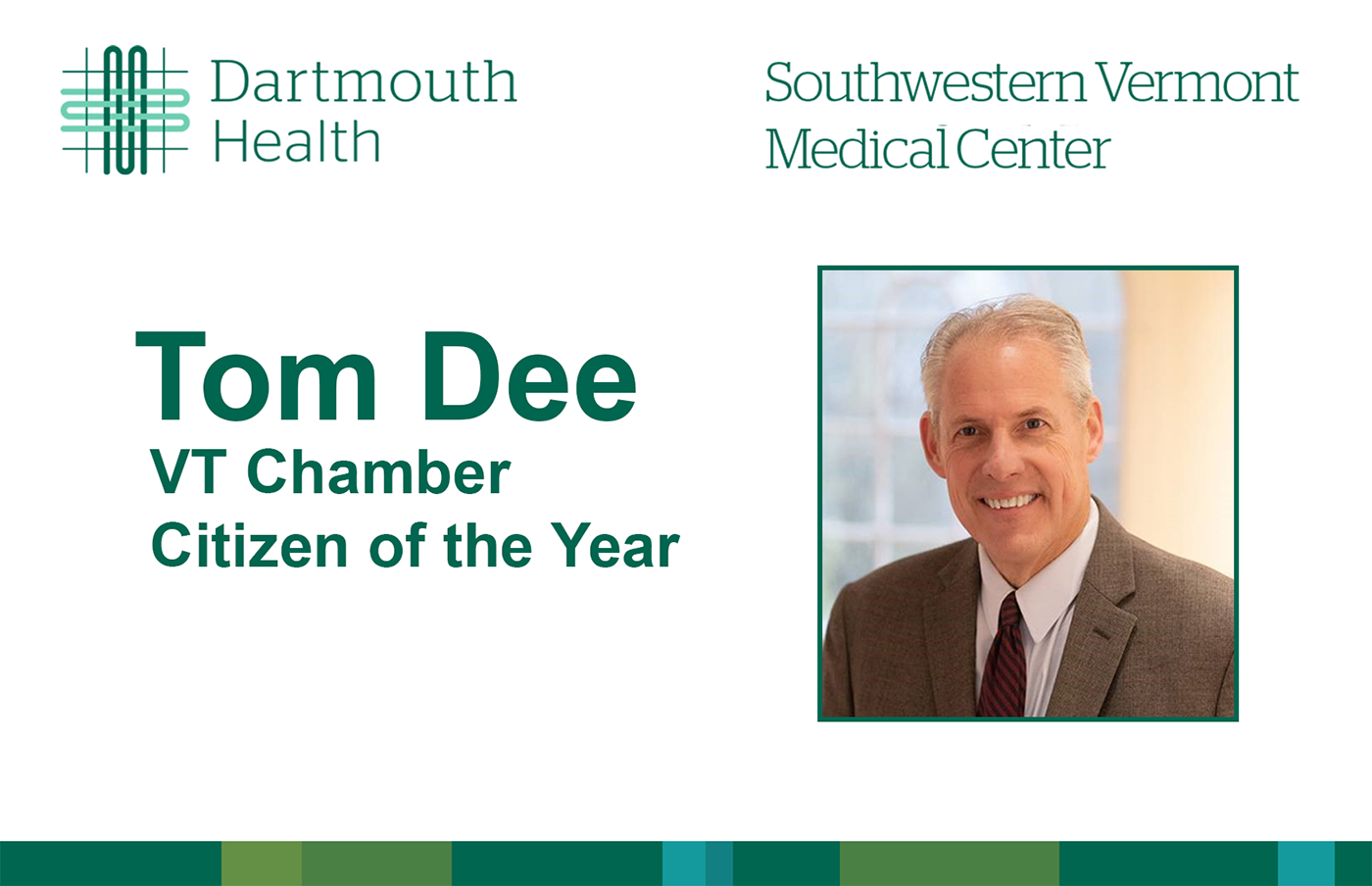 SVMC's Tom Dee Selected as VT Chamber's Citizen of the Year | News & Stories | Southwestern ...